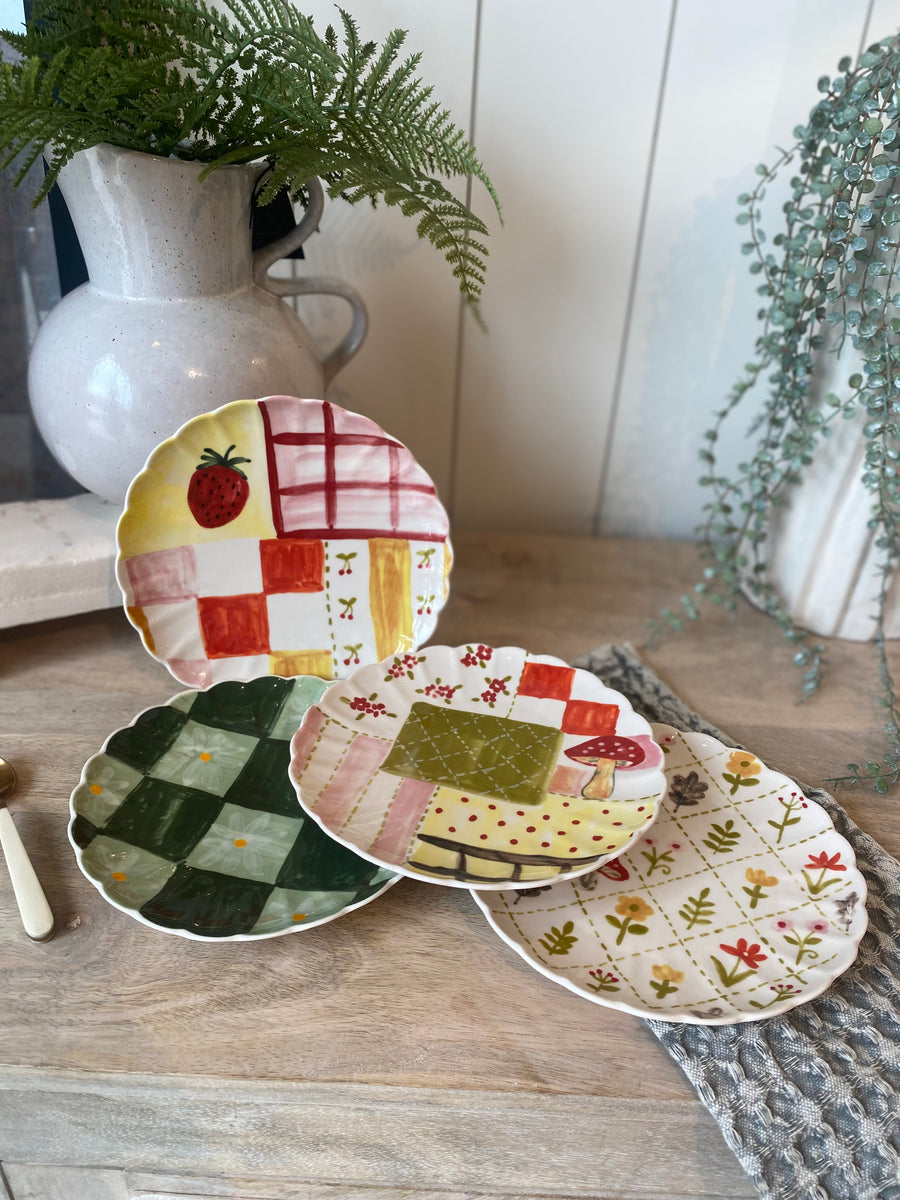 Scalloped Whimsical Salad Plates – Modern Cottage Tulsa, OK