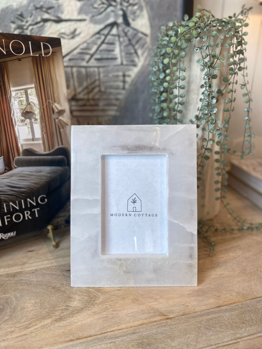 4"x 6" Alabaster Photo Frame – Modern Cottage Tulsa, OK