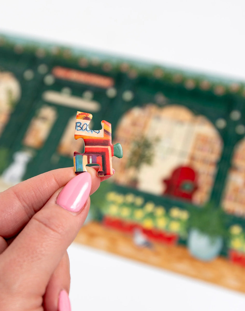 Bookworm Bookshop Panoramic Puzzle – Modern Cottage Tulsa, OK