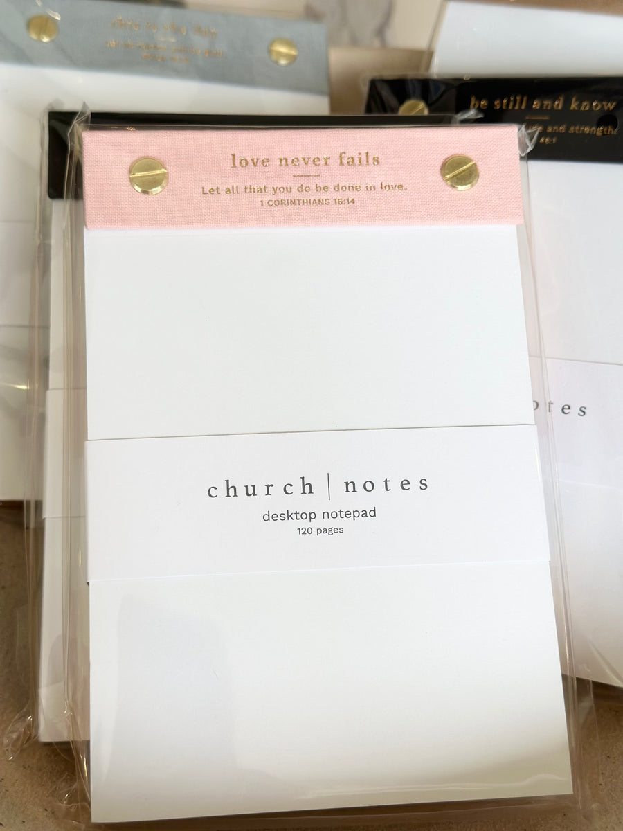 Church Notes Notepads – Modern Cottage Tulsa, OK