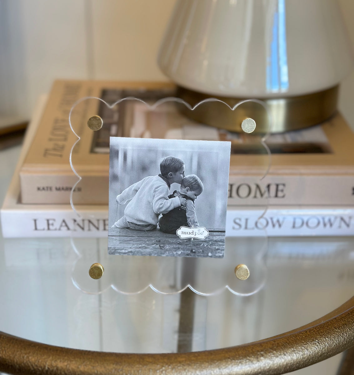 Clear Scallop Acrylic Frames – Modern Cottage Tulsa, OK