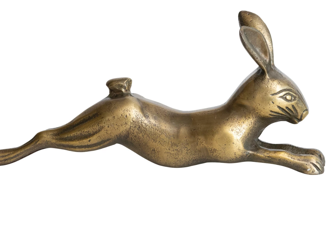 Antique Brass Rabbit – Modern Cottage Tulsa, OK